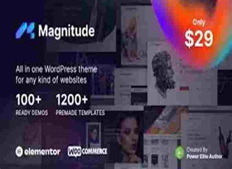 Magnitude Multi Purpose Elementor Website And Ecommerce Theme