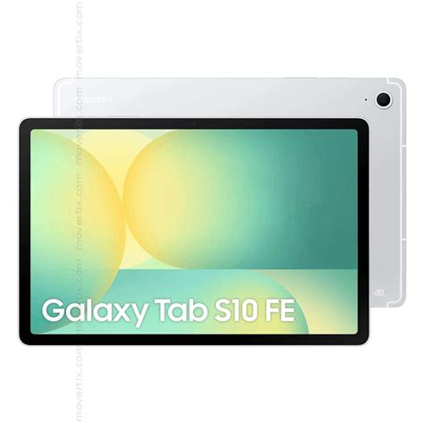 Samsung Galaxy Tab S10 Fe 109 5g Argent Avec 256go Et 12go Ram