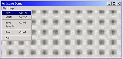 Code Vb6blogspotcom Menu Editor