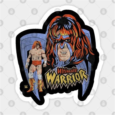 Ultimate Warrior Vintage Ultimate Warrior Sticker Teepublic