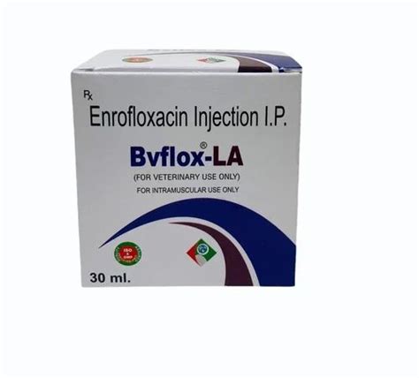 Bvflox La Enrofloxacin Injection Ip Packaging Type Box Packaging Size 30 Ml At Rs 410 Piece