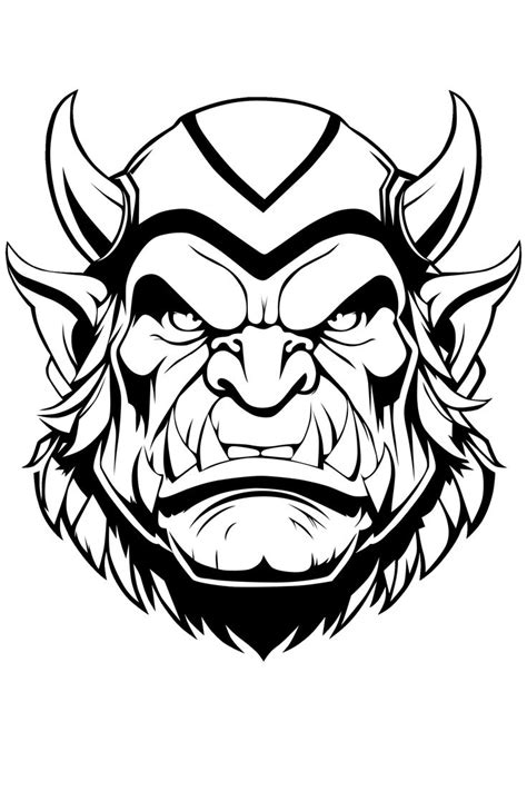 Orc Svg Orc Race Svg World Of Warcraft Svg Png Eps Jpeg Bird