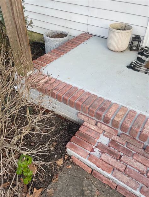 How To Install Thin Brick Pavers To Your Porch — The Modern Renovator