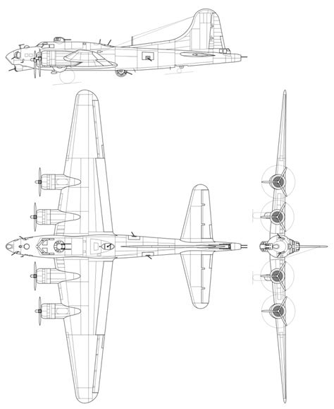 Technical Specifications B 17 Bomber Flying Fortress The Queen Of