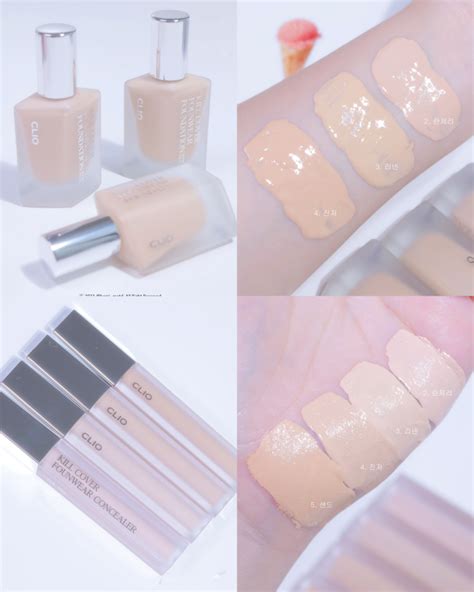 클리오 신상★ 킬커버 파운웨어 파운데이션 미니 And 킬커버 파운웨어 컨실러 전색상 후기 커버력 대박 네이버 블로그