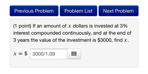 Solved Hw12 Problem 2 Previous Problem Problem List Next