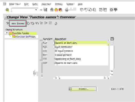 Define Distribution Function In SAP