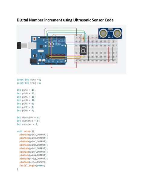 Ultrasonic Sensor And Servo Motor Code Download Free Pdf Computer Engineering Electrical