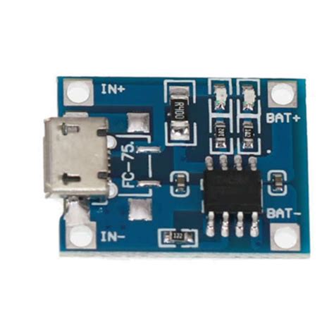 Jual Modul Charger Baterai Lithium 18650 Micro Usb 5volt 1a Shopee Indonesia