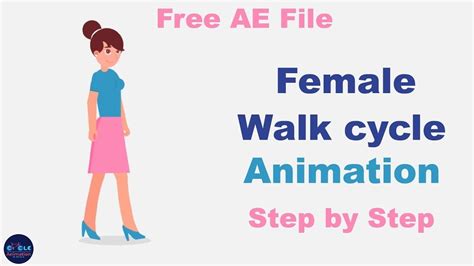 How To Create Female Walk Cycle Using After Effects Without Plugin