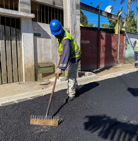 Obras De Pavimentação Chegam A Mais Uma Rua Do Bairro Colina