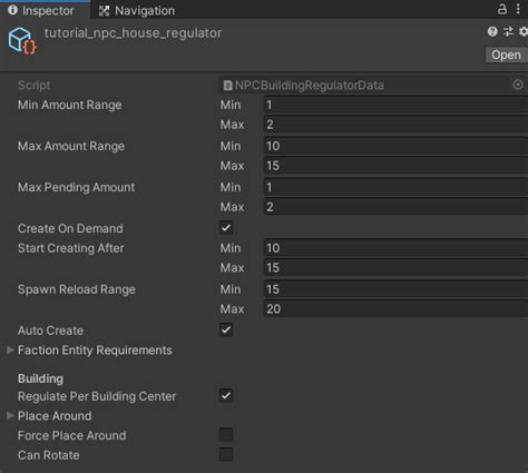 Npc Building Regulator Unity Rts Engine Documentation