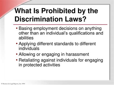Ppt Preventing Discrimination In The Workplace Powerpoint