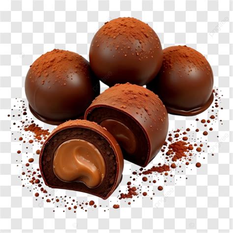 카라멜 충전물이있는 퇴폐적 인 초콜릿 트러플 초콜릿 트러플 캐러멜 필링 미식가 과자 Png 일러스트 및 이미지 에 대한 무료 다운로드 Pngtree