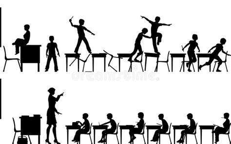 Classroom Outline Stock Illustrations 22 014 Classroom Outline Stock