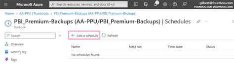 Scheduling The Power Bi Premium Backup Part 2 Fourmoo Microsoft Fabric Power Bi