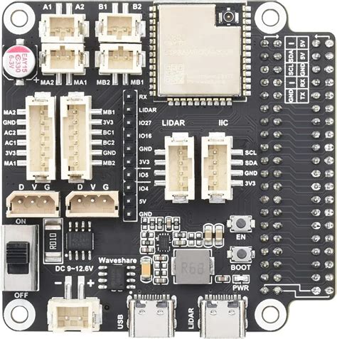 Jp ロボット用一般ドライバーボードサポート Wifi Esp Now 通信 7 13v 入力ドライバーボード Type