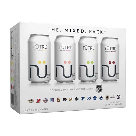 Tag Liquor Stores Delivery Bc Nutrl Vodka Soda Mixed Pack 12 Cans