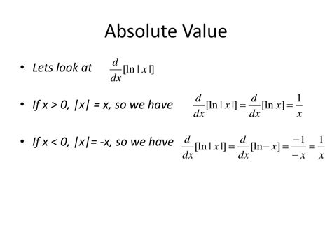 Ppt Derivatives Of Logarithmic Functions Powerpoint Presentation