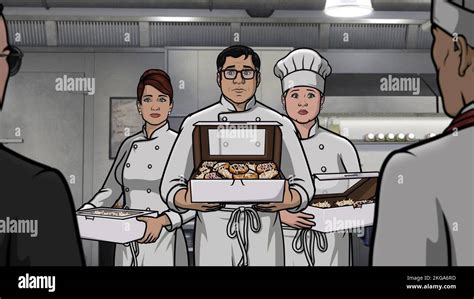 Archer From Left Cheryl Carol Tunt Voice Judy Greer Cyril Figgis Voice Chris Parnell