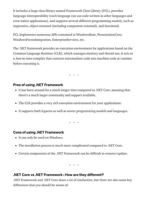 Ppt A Comprehensive Guide To Net Core Vs Net Framework Powerpoint