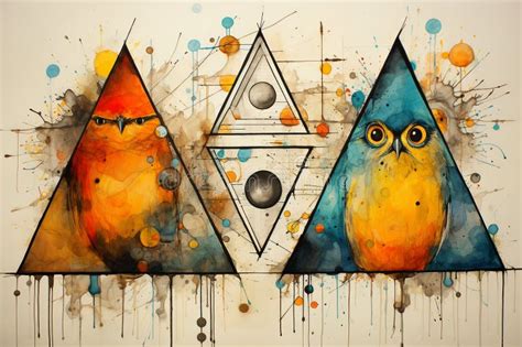 Principles Of Design And Composition In Geometry Stock Illustration Illustration Of Isometry