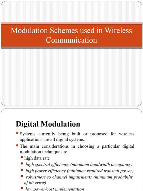 2 Wc Modulation Schemes Pdf Modulation Phase Waves