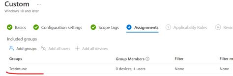 Applying Configuration Policy Scope Tag Vs Aad Group Microsoft Qanda