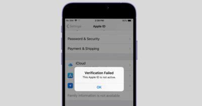 How To Fix This Apple ID Is Not Active The Mac Observer
