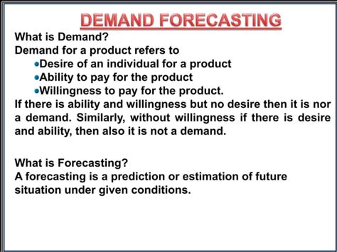 Managerial Economics Demand Forecasting Ppt Pptx