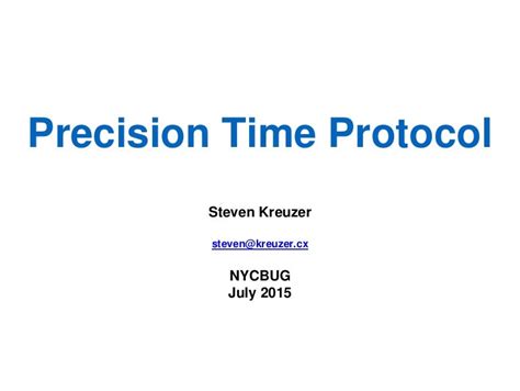 Precision Time Protocol