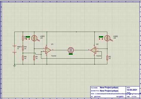 Solar Tracker Schematic