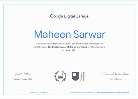 Maheen Sarwar On Linkedin Milestoneachievement Certification