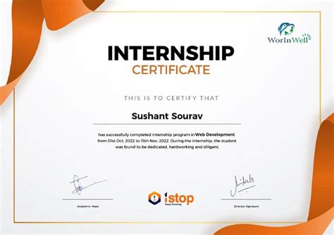 Sushant Sourav On Linkedin Internship Intern Webdevelopment