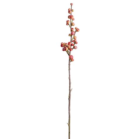 35 Artificial Crabapple Fruit Stem Red Artificial Fruits — Silks