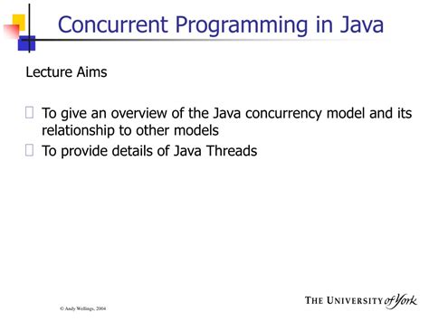 Ppt Concurrent Programming In Java Lecture Powerpoint Presentation