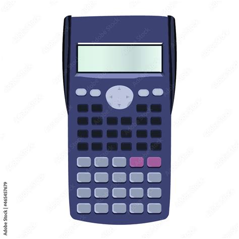Scientific Calculator Vector Illustration Stock Vector Adobe Stock