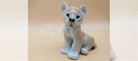 Фарфоровая статуэтка СССР львенок лфз Mau купить в Санкт Петербурге Хобби и отдых Авито