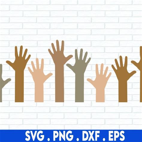 6 7 Hands Clip Art Etsy