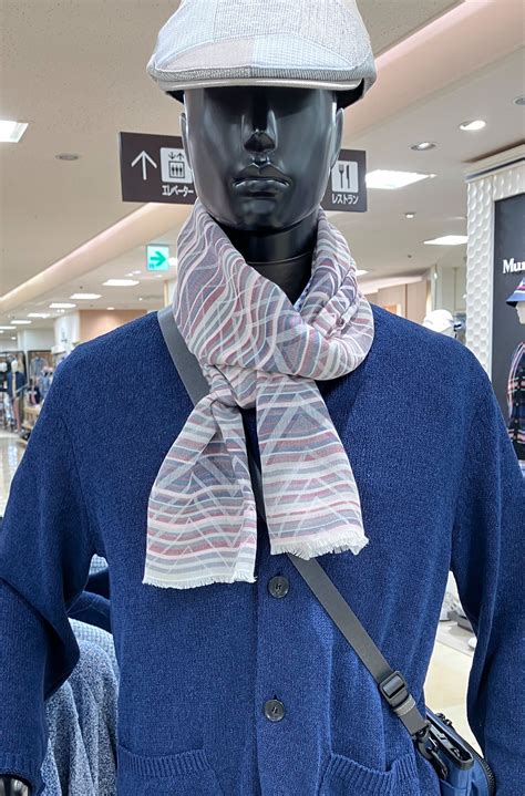 春物ストール🧣入荷のお知らせ 紳士服・紳士雑貨 Topics 松坂屋上野店公式 Shop Blog