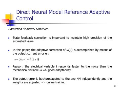 Ppt A Shaft Sensorless Control For Pmsm Using Direct Neural Network Adaptive Observer