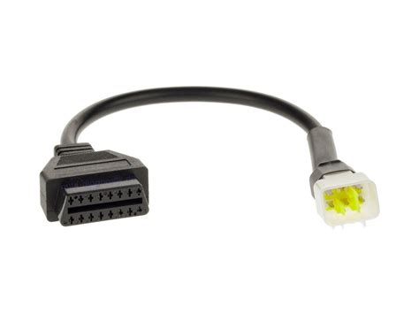 Delphi 6pin To 16pin Obd2 Diagnostic Connector Cable For Delphi Motorc