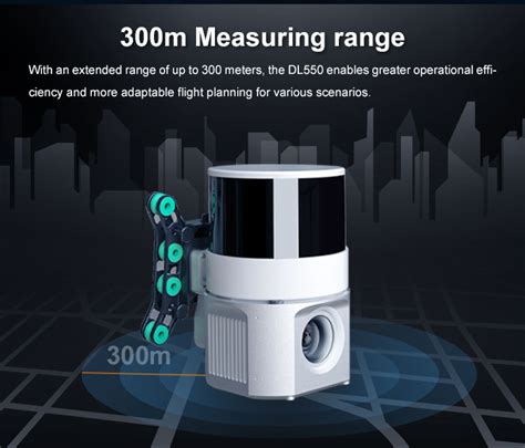 Dl550 Lidar Scanning System High Precision Lidar For Terrain Mapping And Power Line Inspections