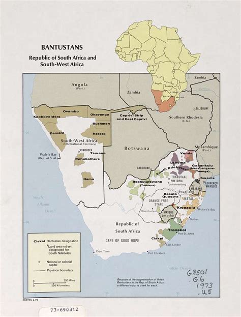 Bantustans Republic Of South Africa And South West Africa Picryl