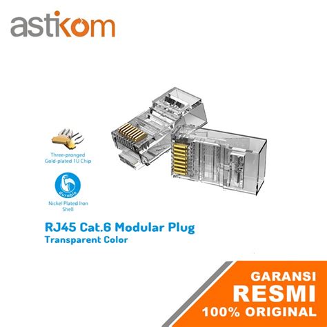 Jual Vention Konektor Rj45 Cat6 Utp Modular Gigabit Plug Connector Ecer Iddr0 Shopee Indonesia