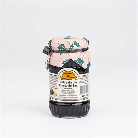 Dulceata Din Fructe De Soc 260gr ⋆ Poiana Fermecată