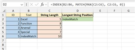 How To Find Longest Text In A Column In Excel Myexcelonline