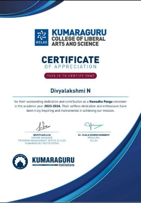 Divya Lakshmi N On Linkedin Hello Connections Im Grateful To Share My Little Journey With