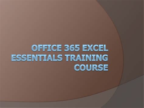 Office 365 Excel Solver Horedssd