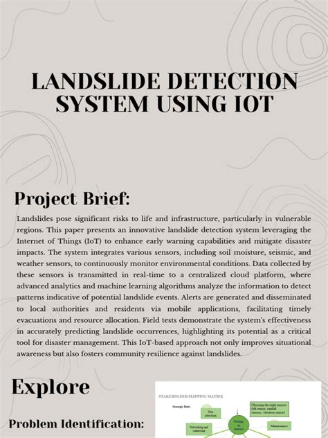 Landslide Detection System Using Iot Pdf Internet Of Things Landslide